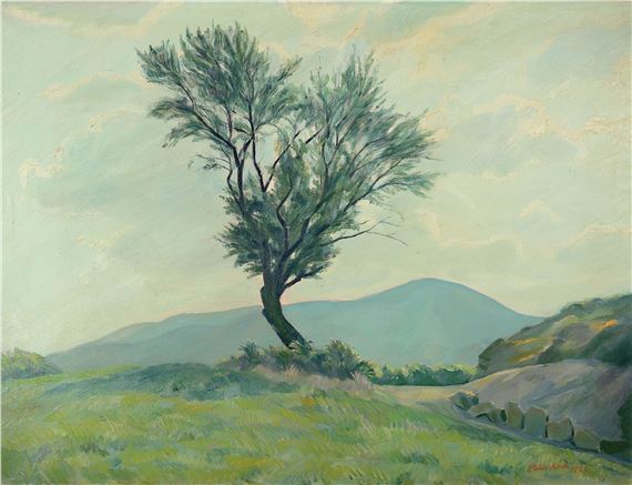 Peter Koch | Landscape in Vogelsang (1874) | MutualArt