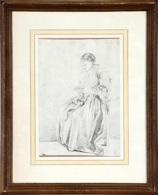 Pieter Cramer | A sewing woman (1992) | MutualArt
