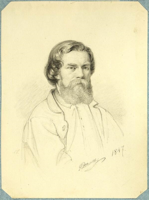 Anders Lunde | Portrait of Peter Petersen (1810–1892 (1847) | MutualArt