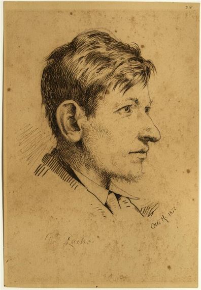 Otto Haslund | Portrait of Christian Zacho (1843–1873 (2016) | MutualArt