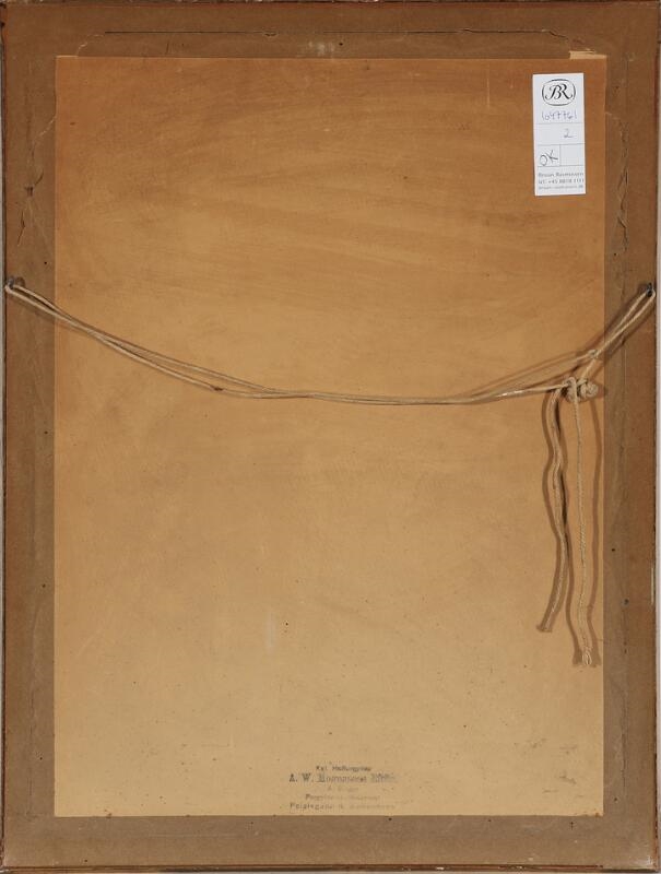 Michael Peter Ancher | A fisherman wearing a Sou-wester (1874) | MutualArt