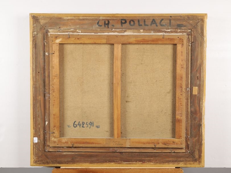 Charles Pollaci | Mother and child in the streets of Pontoise | MutualArt