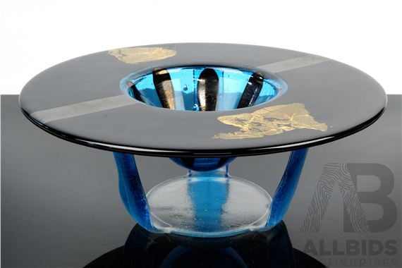 Phillip Jacobs | Philip Jacobs Studio Art Glass Centerpiece Bowl on ...