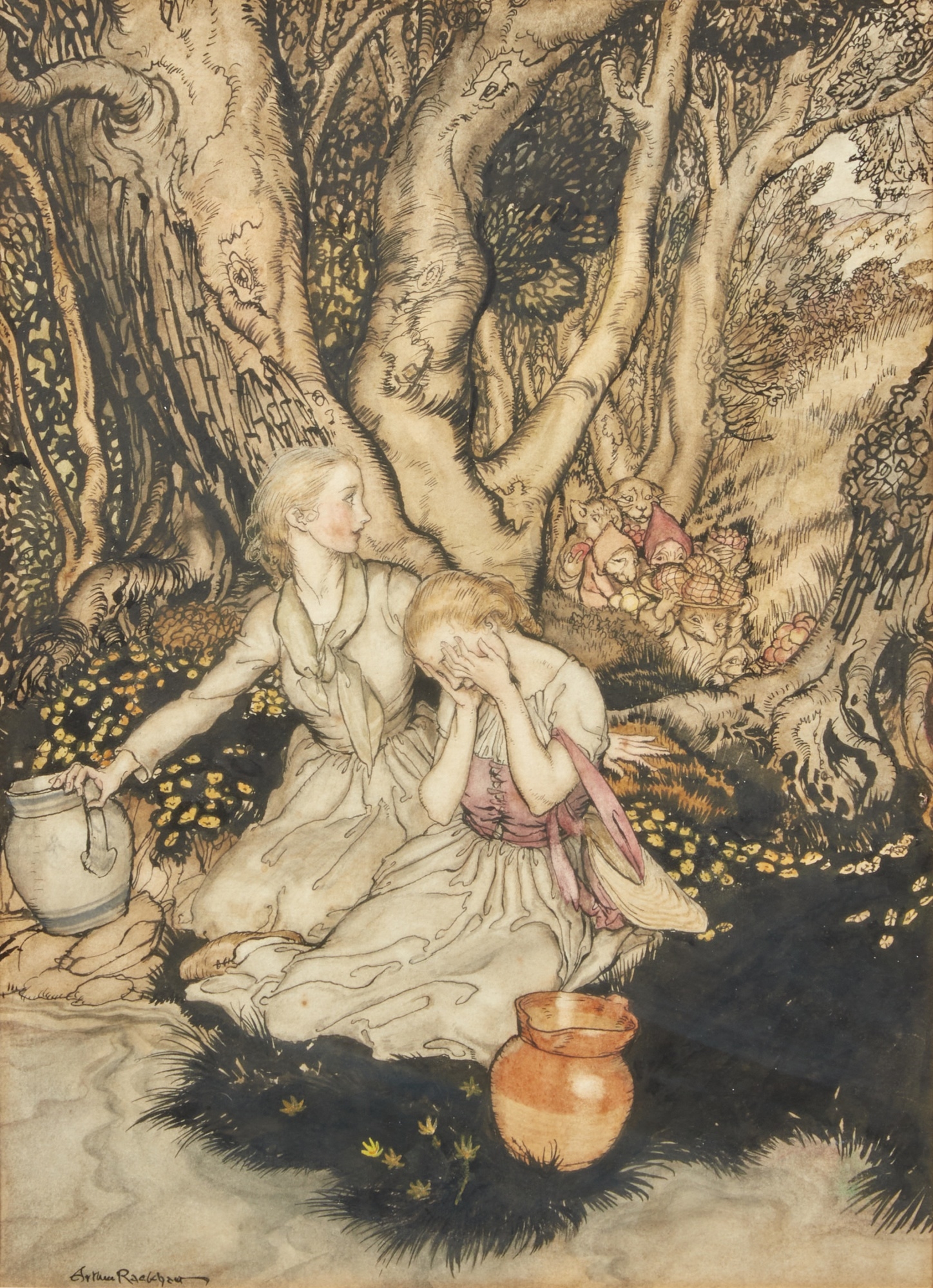 Arthur Rackham | One of the Paths... ...that have Made Themselves (1912 ...