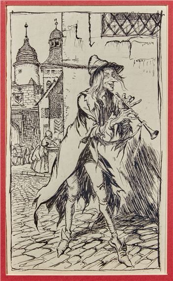 Arthur Rackham | Original illustration for The Pied Piper of Hamelin ...