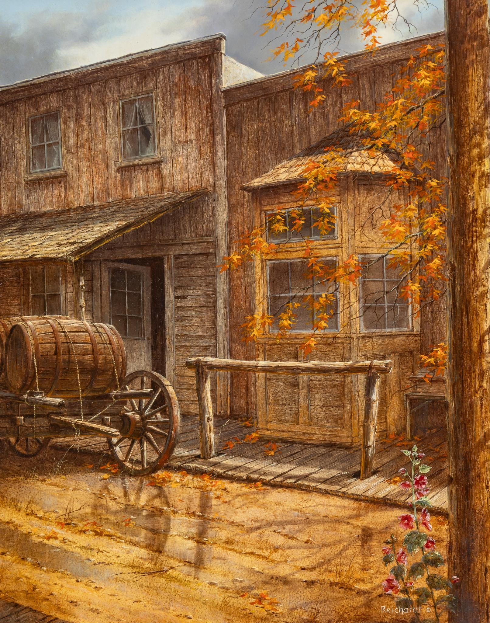 Rudi Reichardt | Street in the Old West | MutualArt