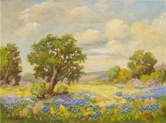 Santa Duran | Oak and Bluebonnets (1969) | MutualArt