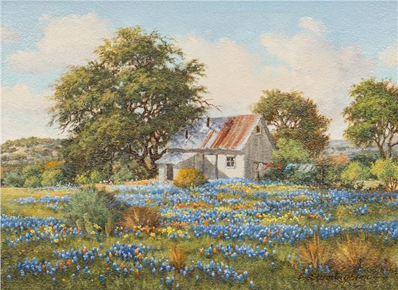 Barbara Cunningham | Bluebonnet Homestead | MutualArt