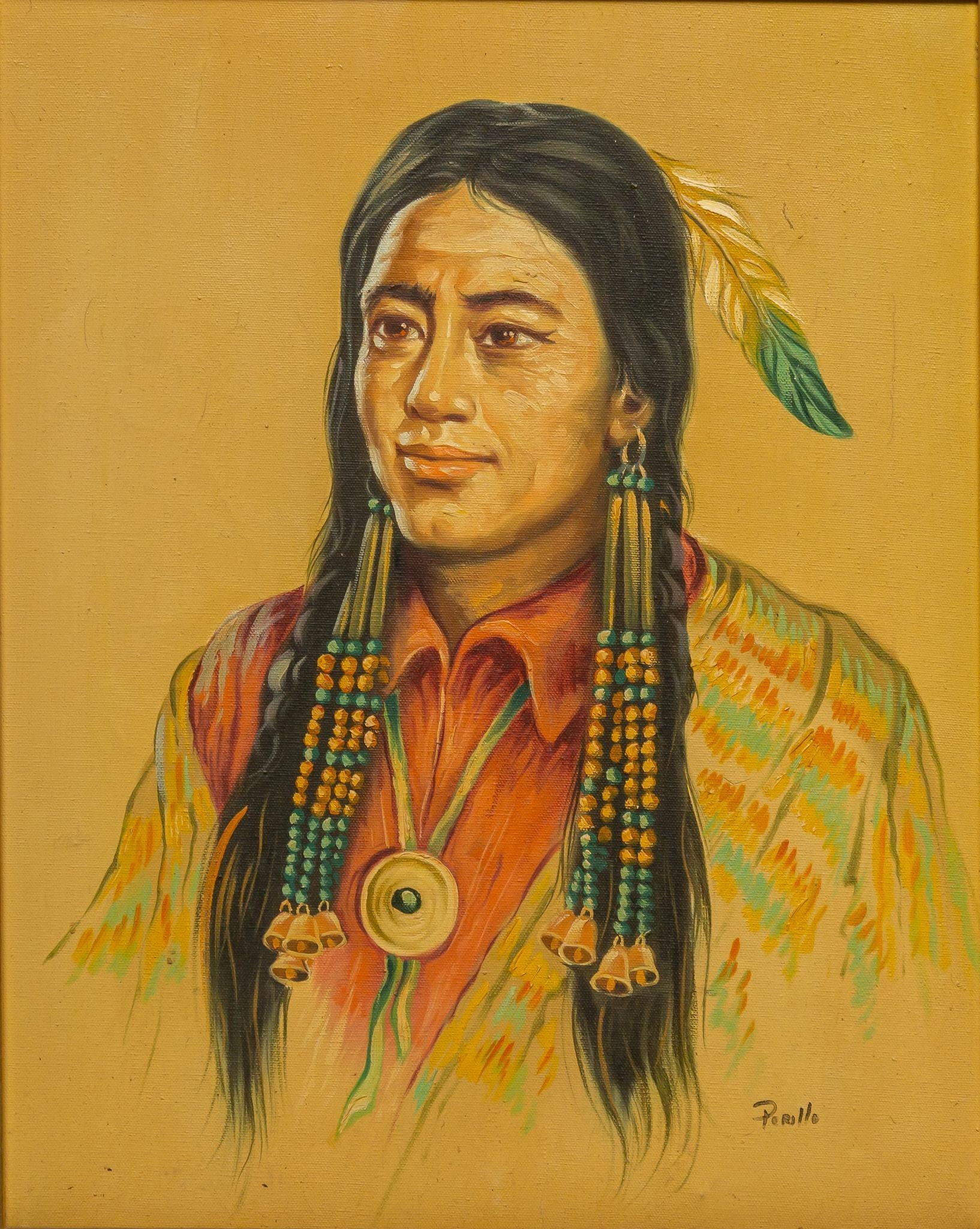 Greg Perillo | Native American Portrait | MutualArt