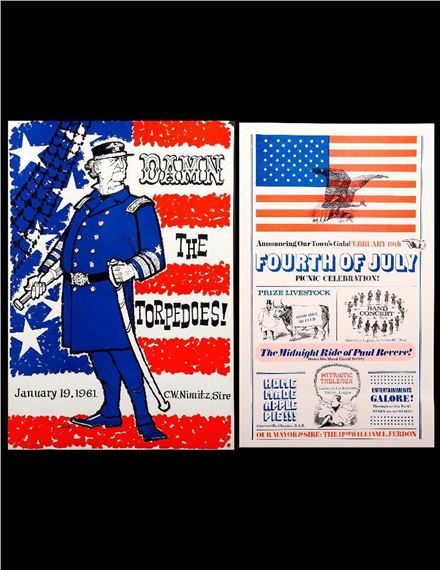 Hubert Buel | Bohemian Club Patriotic Flyers (2), 1960s-1970s (19 ...