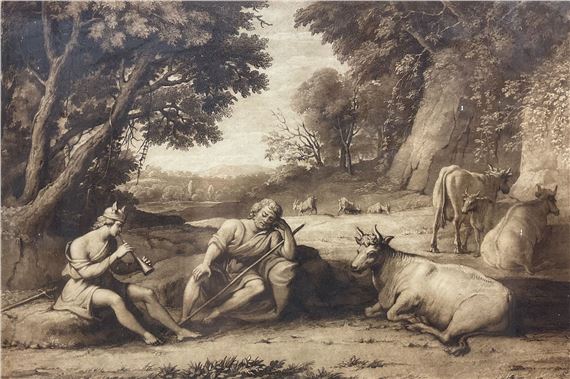 Claude Lorrain | Landscape with Mercury and Argus (1810) | MutualArt