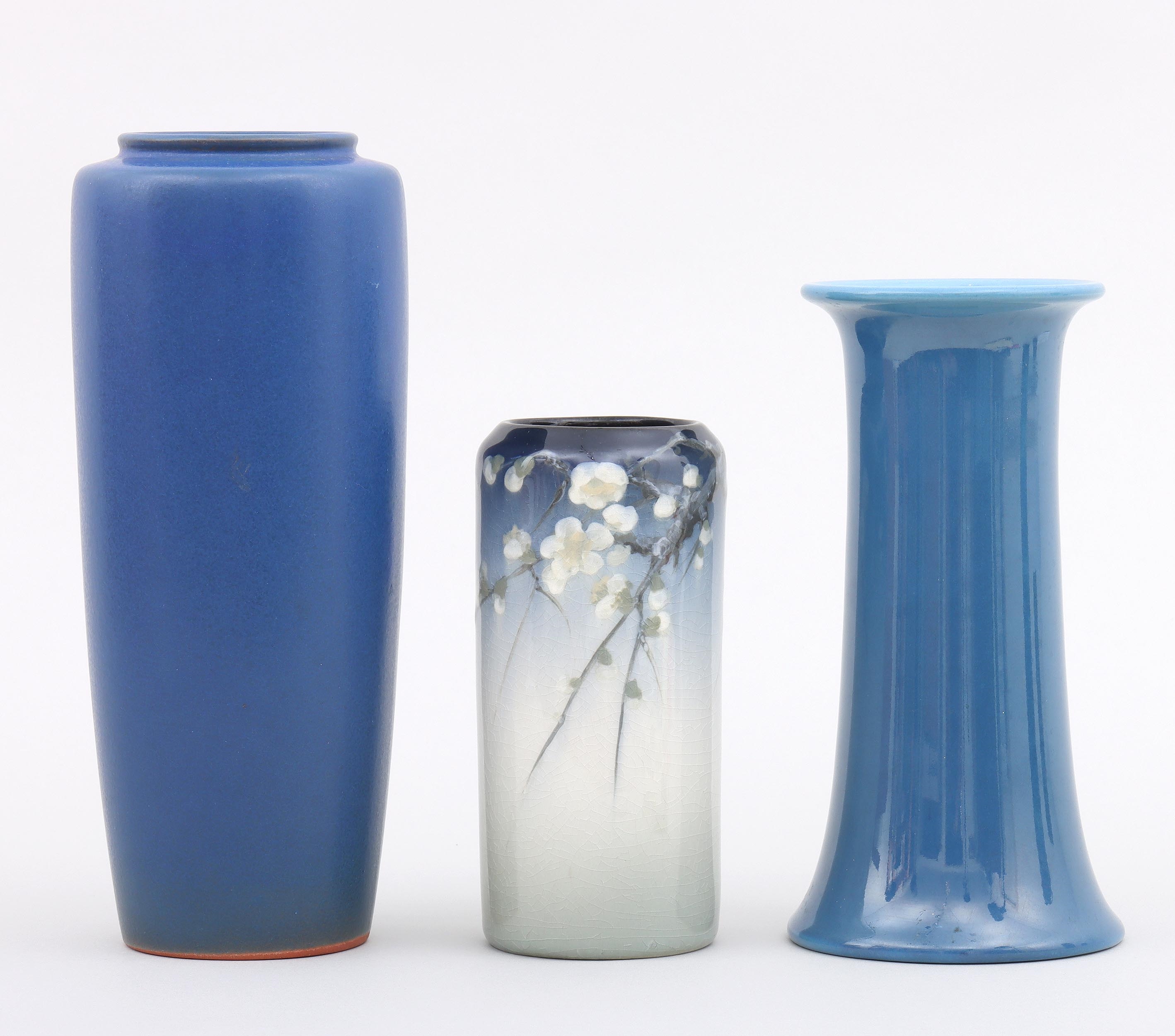 Katherine Van Horne | Group of (3) Art Pottery Vases to include: (1907 ...