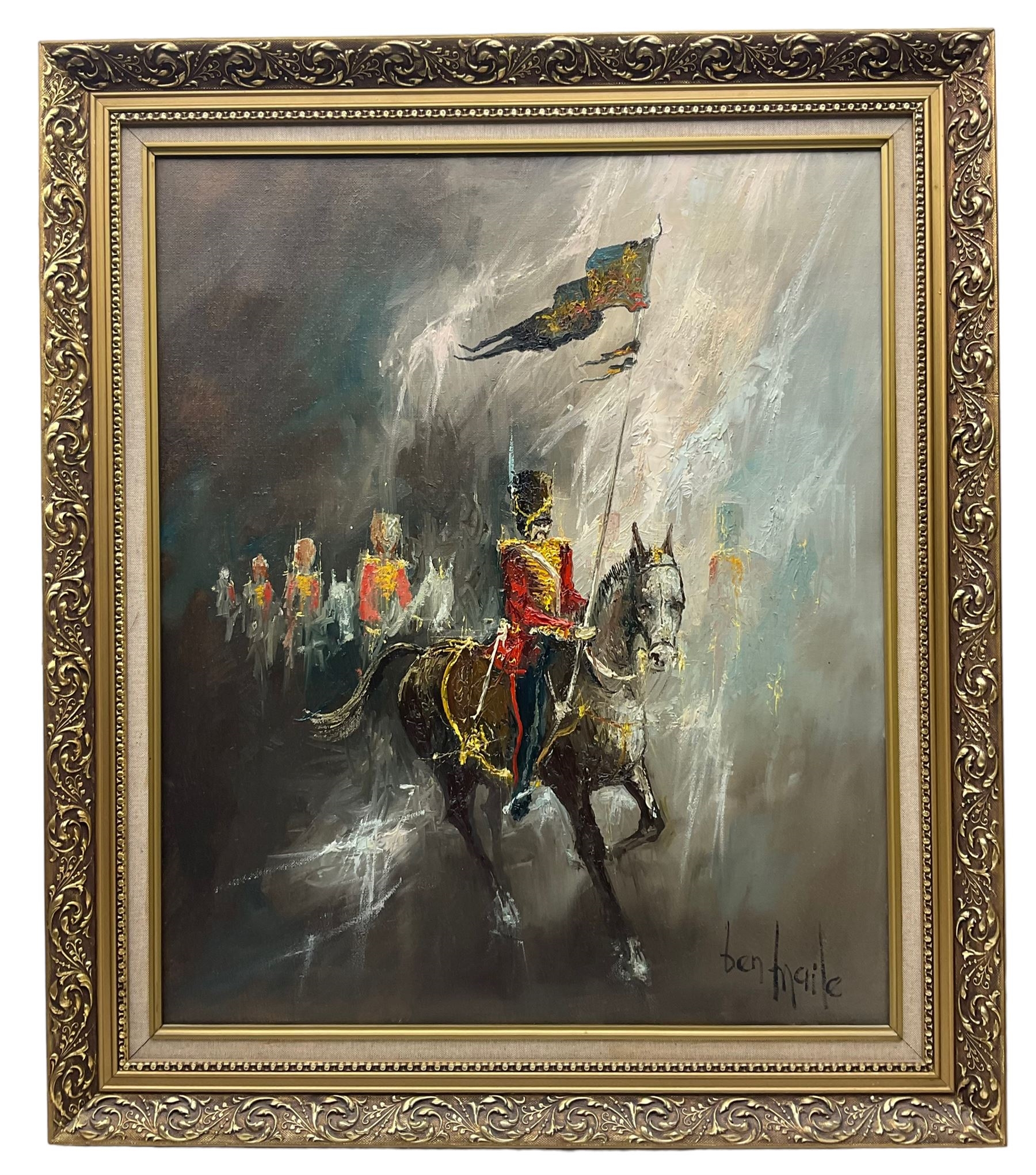 Ben Maile | Flying the Banners' Cavalry Soldiers Holding a Pennant ...