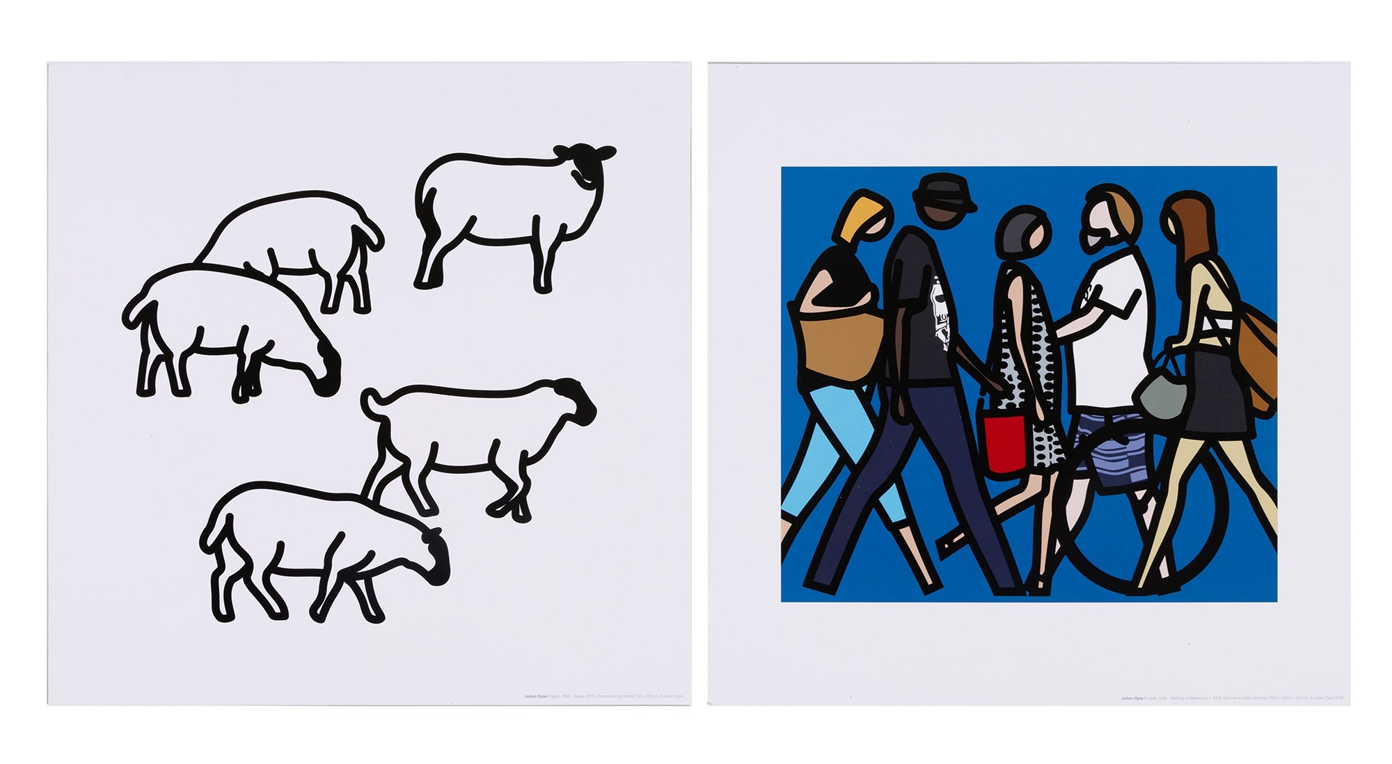 Julian Opie | Julian Opie (b. 1958 | MutualArt