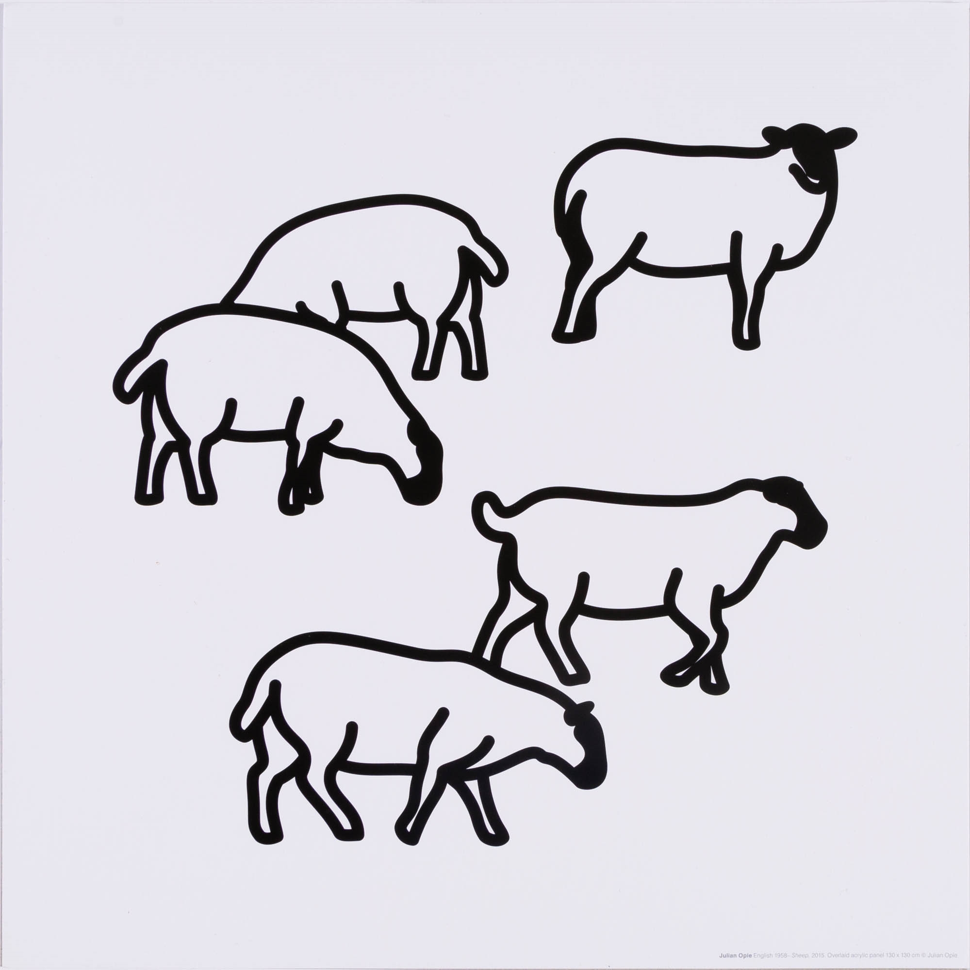 Julian Opie | Julian Opie (b. 1958 | MutualArt