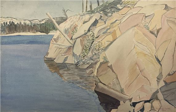 Frederick George Austin | Continental Rocky Shore (1935) | MutualArt