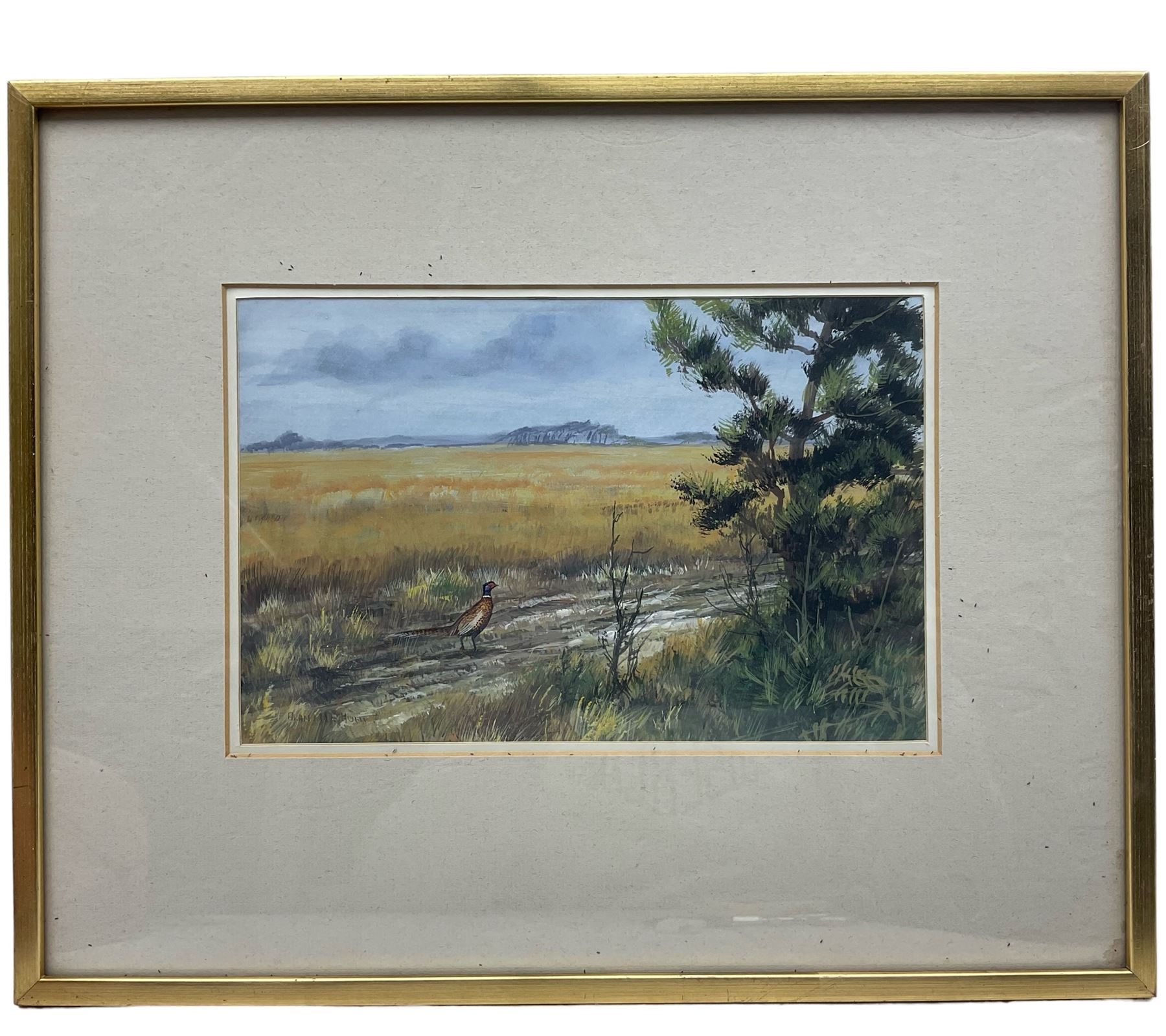 Alan M. Hunt | Pheasant in Farmer's Field | MutualArt