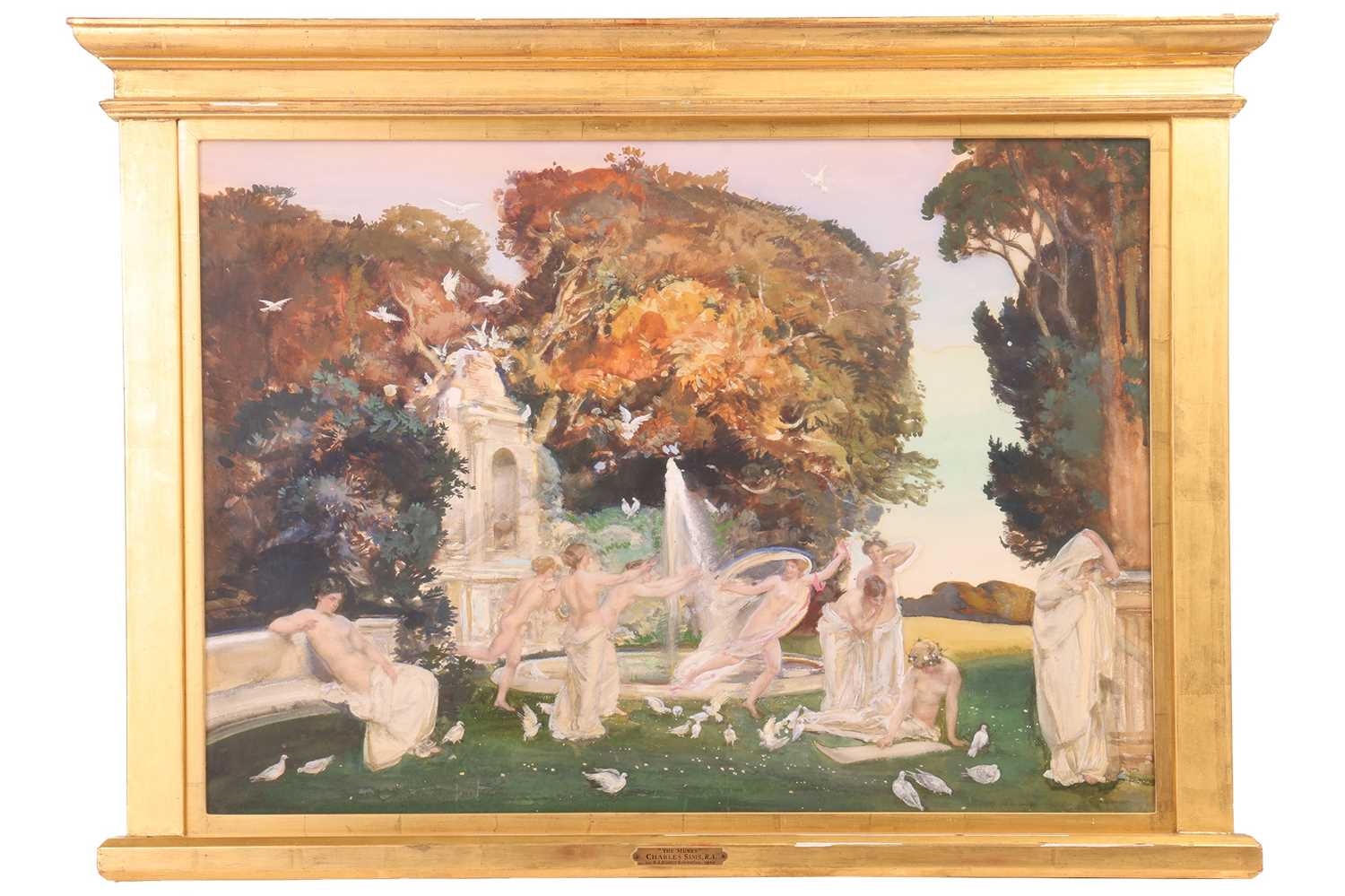 Charles Sims | Charles Sims R. A. (British, 1873-1928), The Muses ...