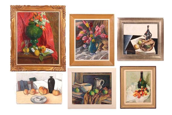 Frank Griffith | Frank Griffith (British, 1889-1979) Tulips, oil on ...