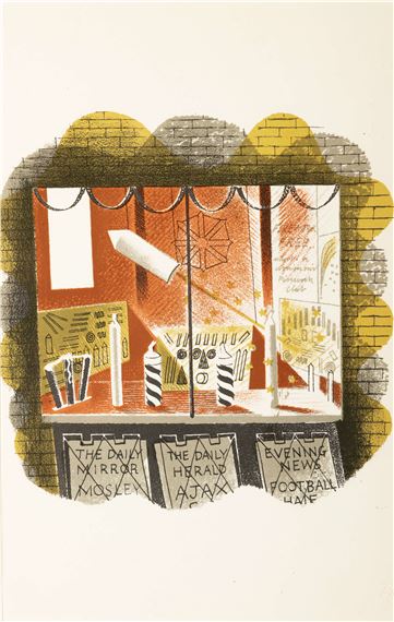 Eric Ravilious | High Street' - Fireworks | MutualArt