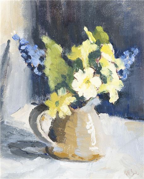 Eleanor Harbison | Tiny Jug with Primroses | MutualArt