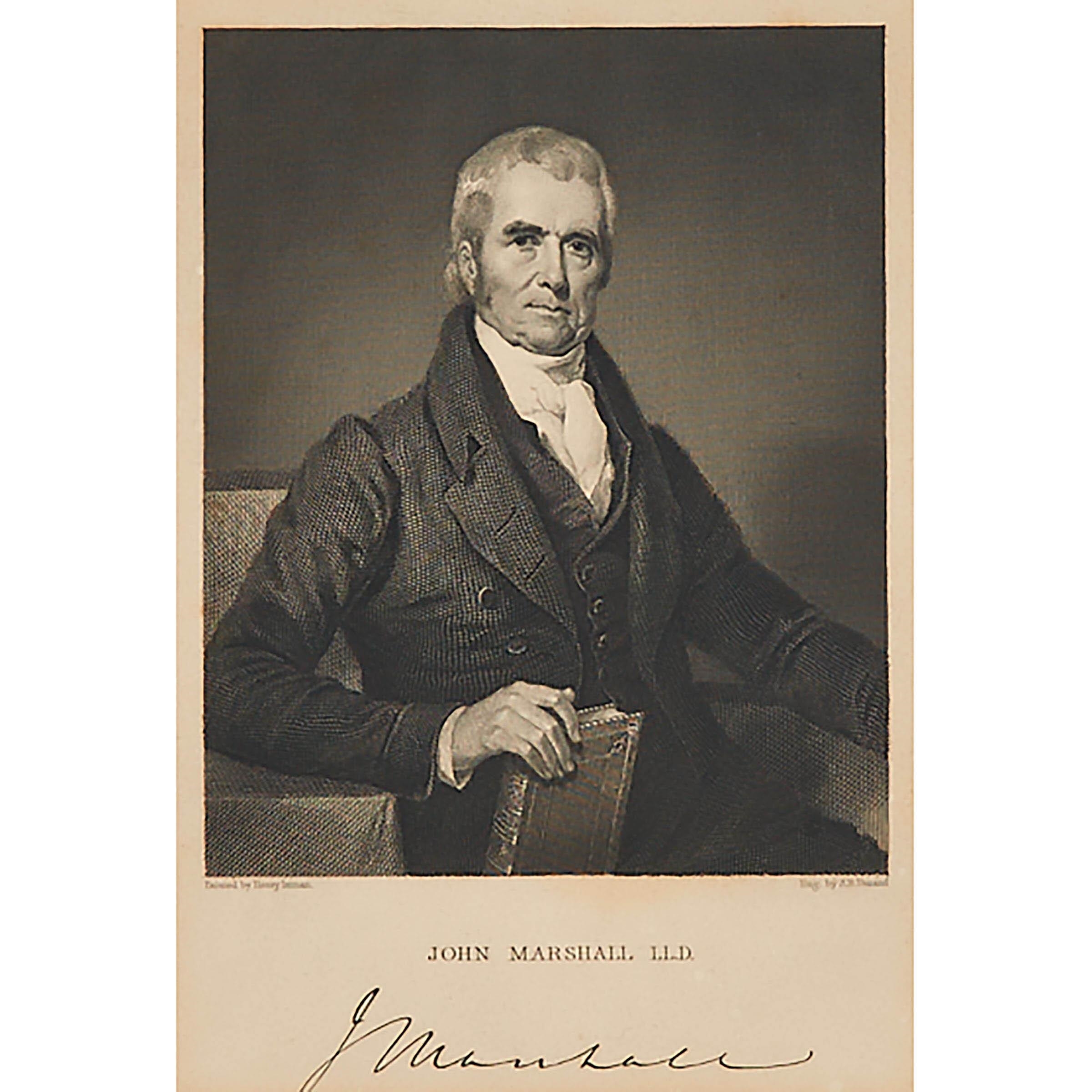 Asher B. Durand | JOHN MARSHALL LLD (1833) | MutualArt