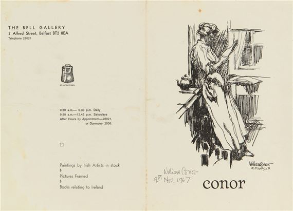 William Conor | BELL GALLERY EXHIBITION CATALOGUE (1967) | MutualArt
