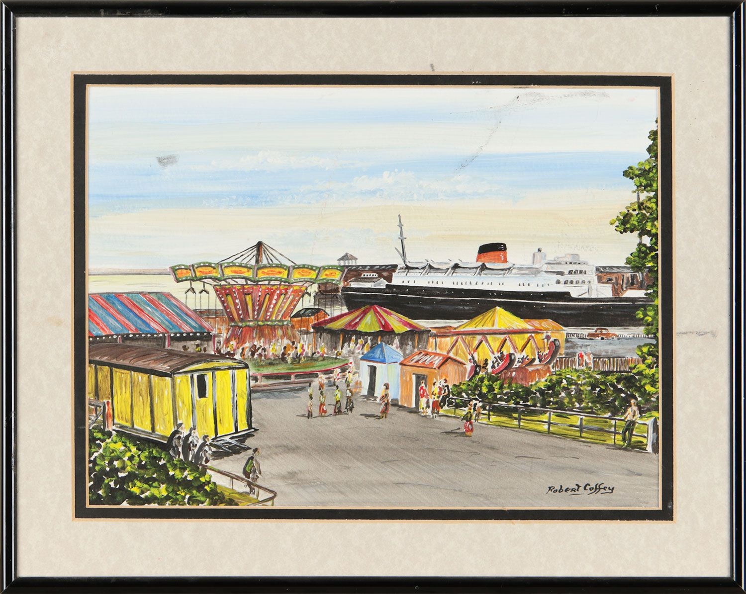 Robert Coffey | THE CARNIVAL AT ST MICHAELS WHARF | MutualArt