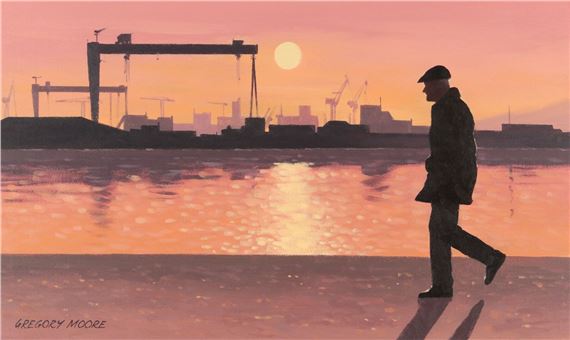 Gregory Moore | HEADING FOR THE NIGHT SHIFT | MutualArt