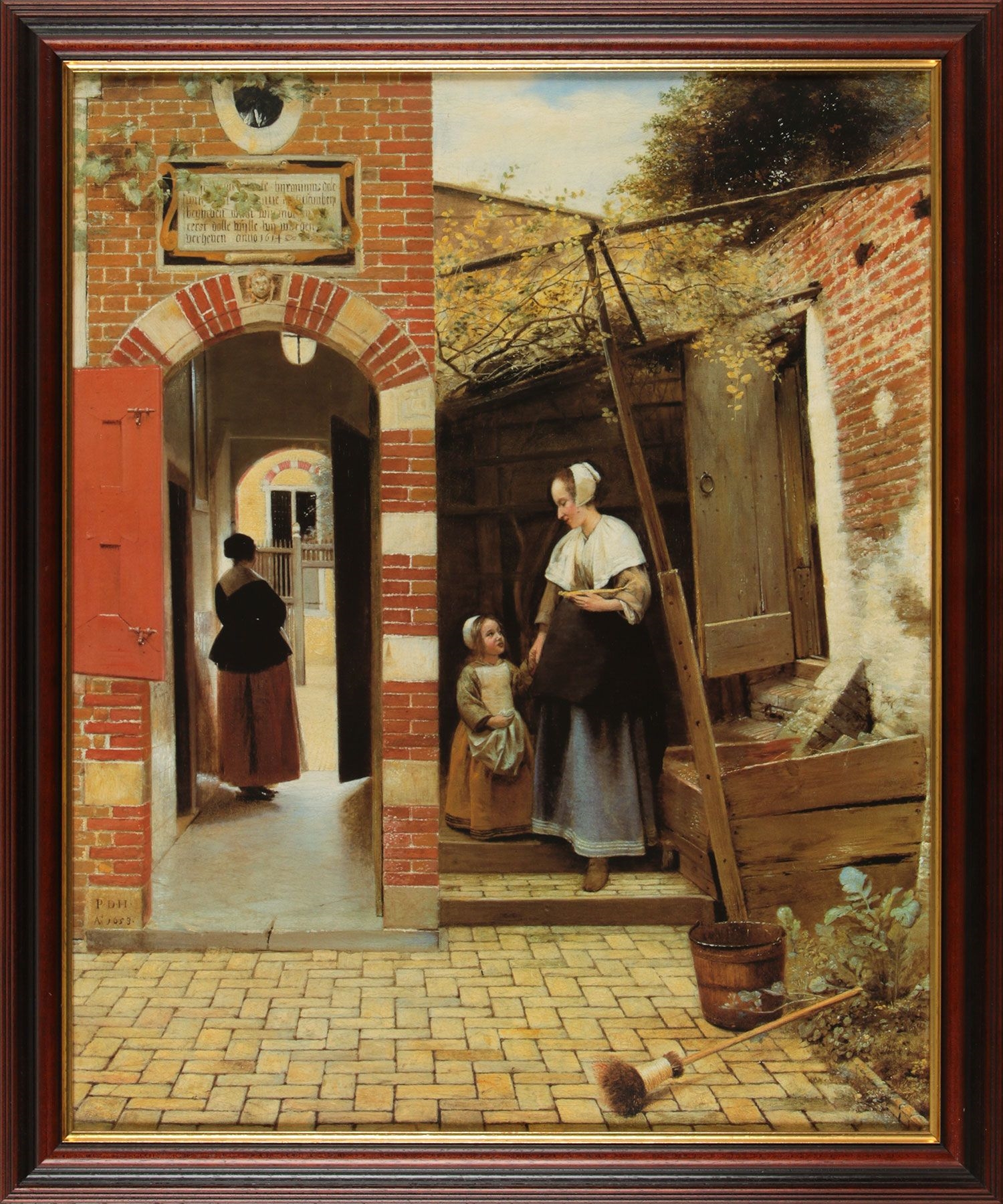Pieter de Hooch | THE COURTYARD OF A HOUSE IN DELFT | MutualArt