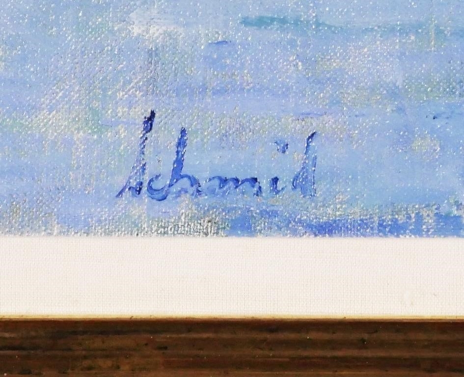 Richard Alan Schmid | Oil on canvas painting of the skyline of New York ...