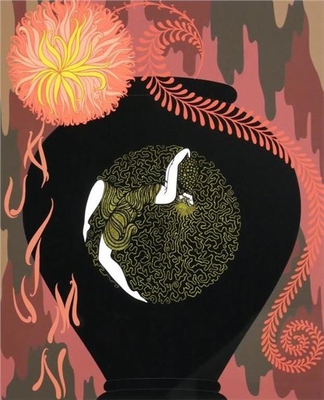Erté | ERTE Autumn Song Signed Serigraph | MutualArt