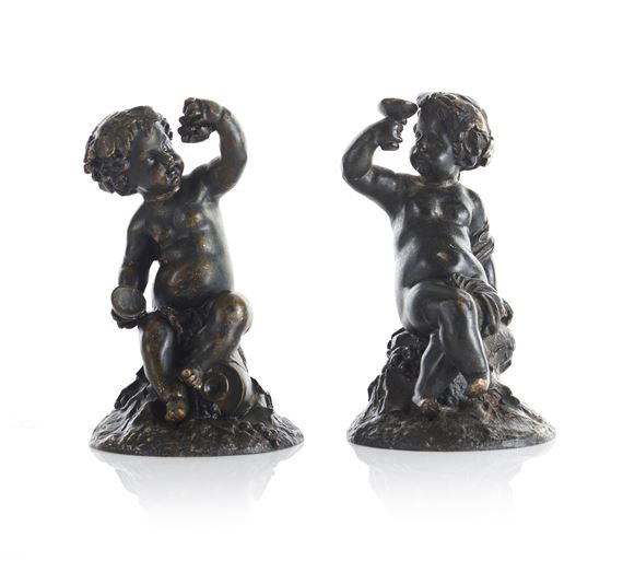 Alfred Boucher | Two Bacchic figures | MutualArt