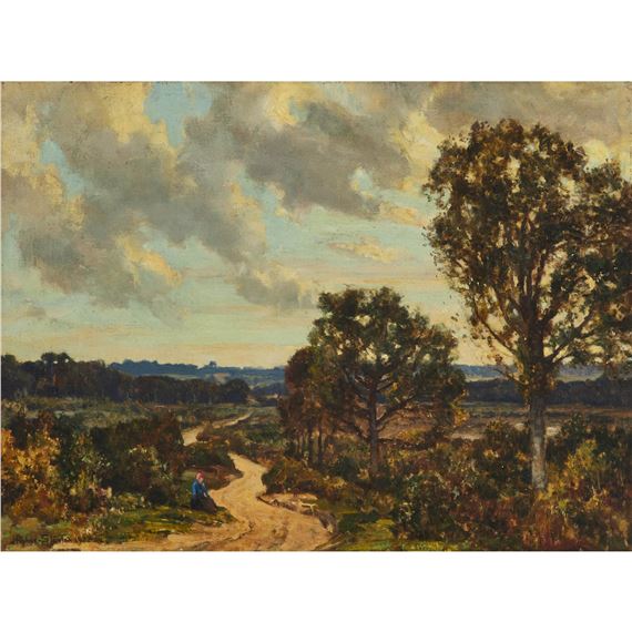 Herbert Edwin Pelham Hughes-Stanton | UNTITLED - PERSON SITTING ON A ...