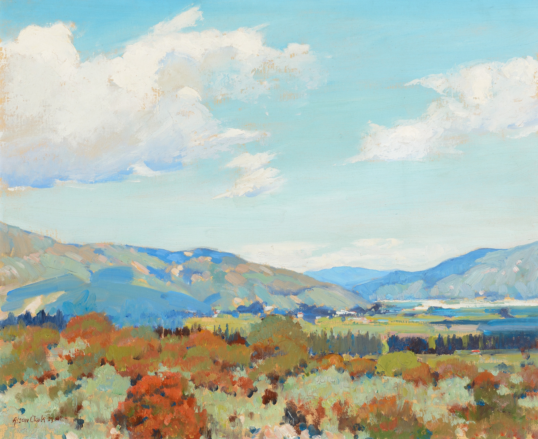 Alson Skinner Clark | Eucalyptus Tree in a Landscape | MutualArt