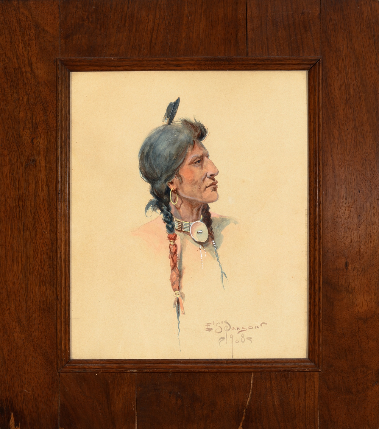 Edgar Samual Paxson | Indian Brave (1908 (1908) | MutualArt