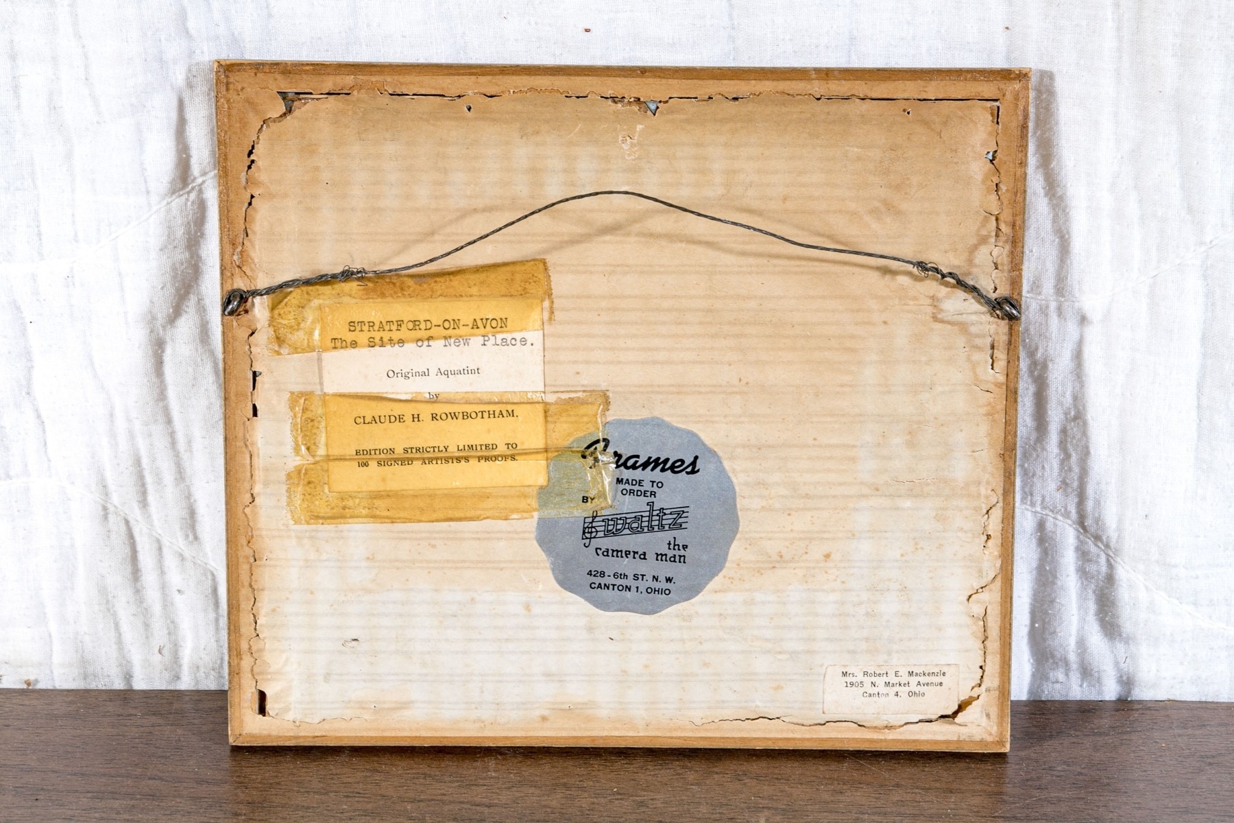 Claude Rowbotham | Stratford on Avon, The Site of New Place | MutualArt