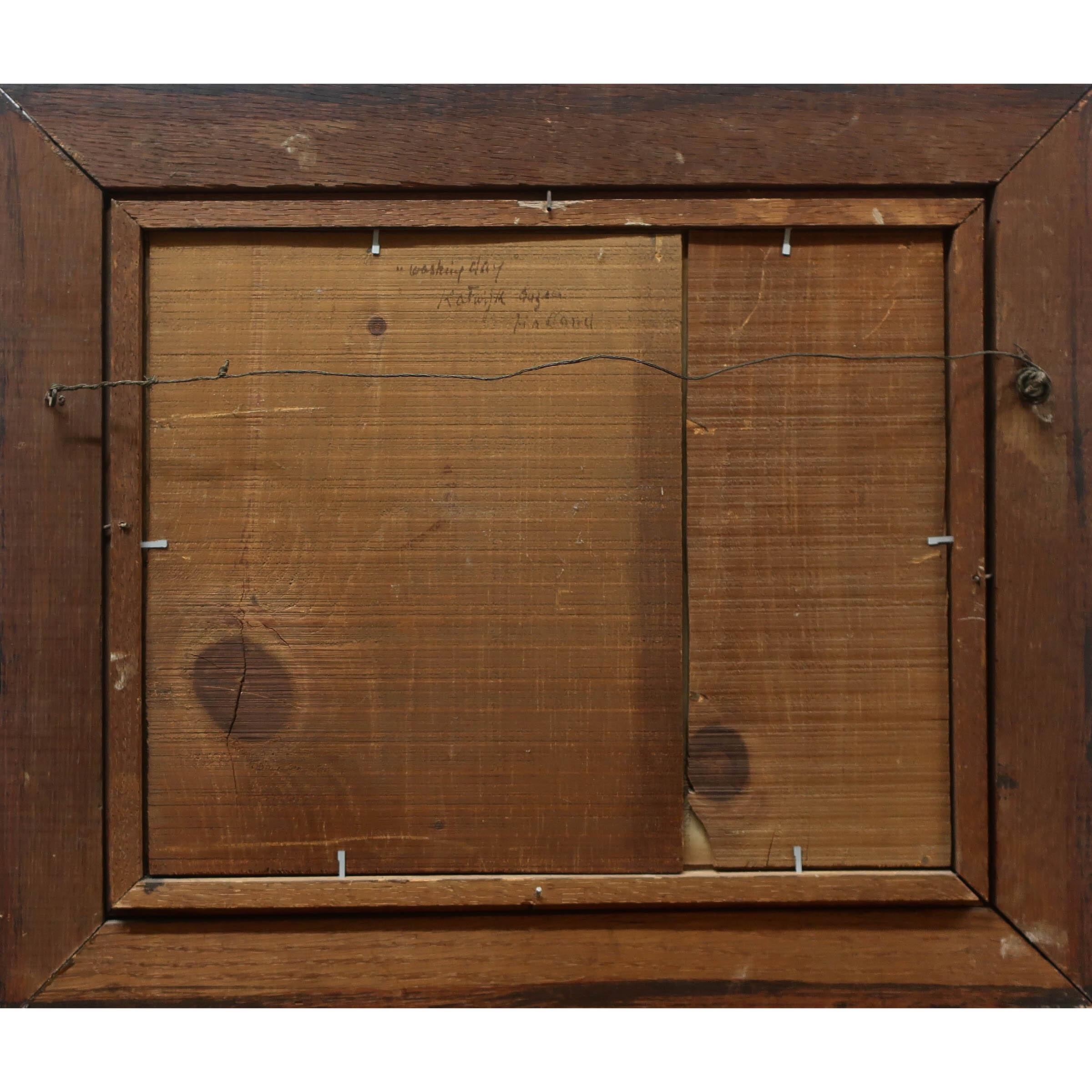 Mary Dignam | MARY ELLA WILLIAMS DIGNAM (CANADIAN, 1860-1938), WASHING ...