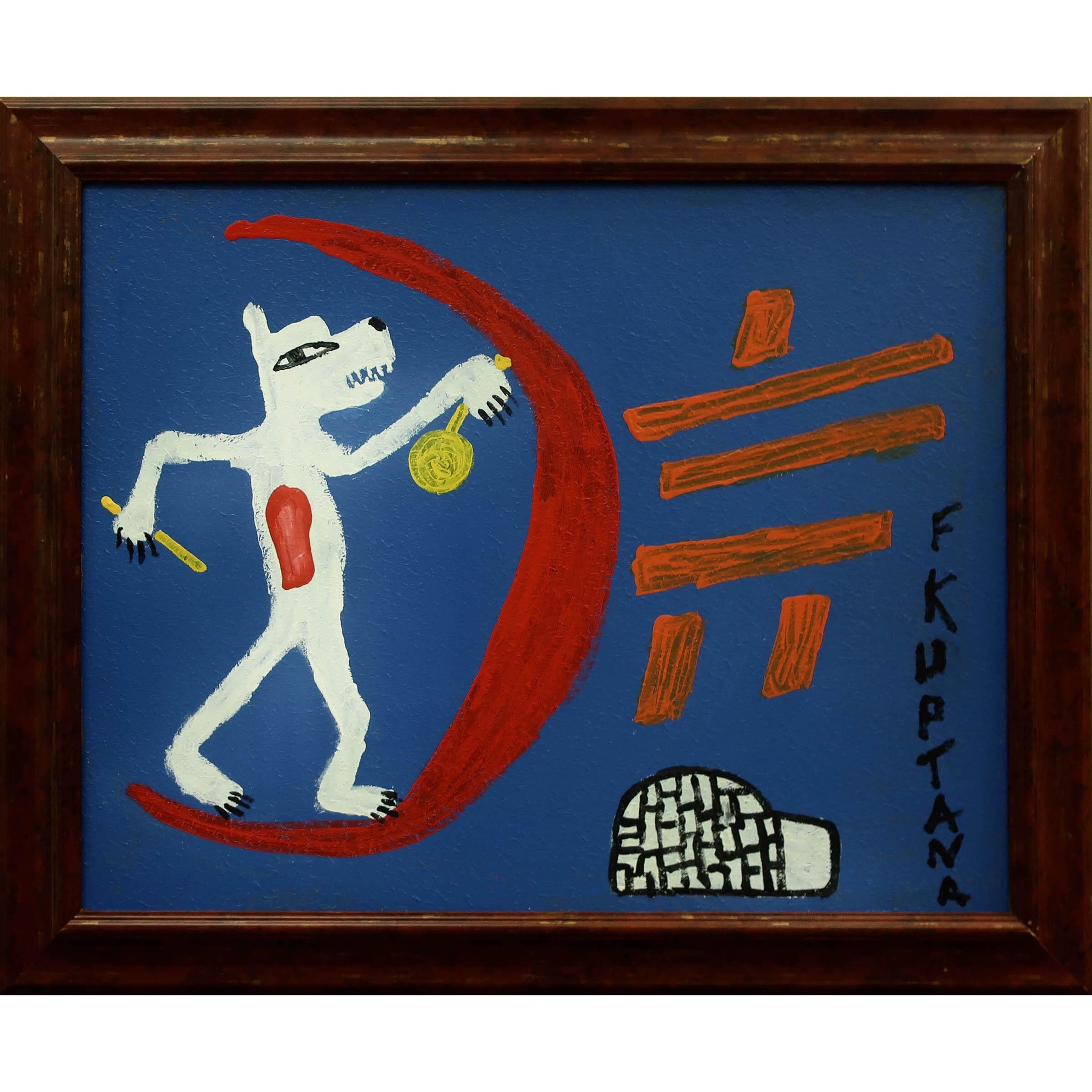 Floyd Kuptana | FLOYD KUPTANA (CANADIAN, 1964-2021), UNTITLED (WOLF ...