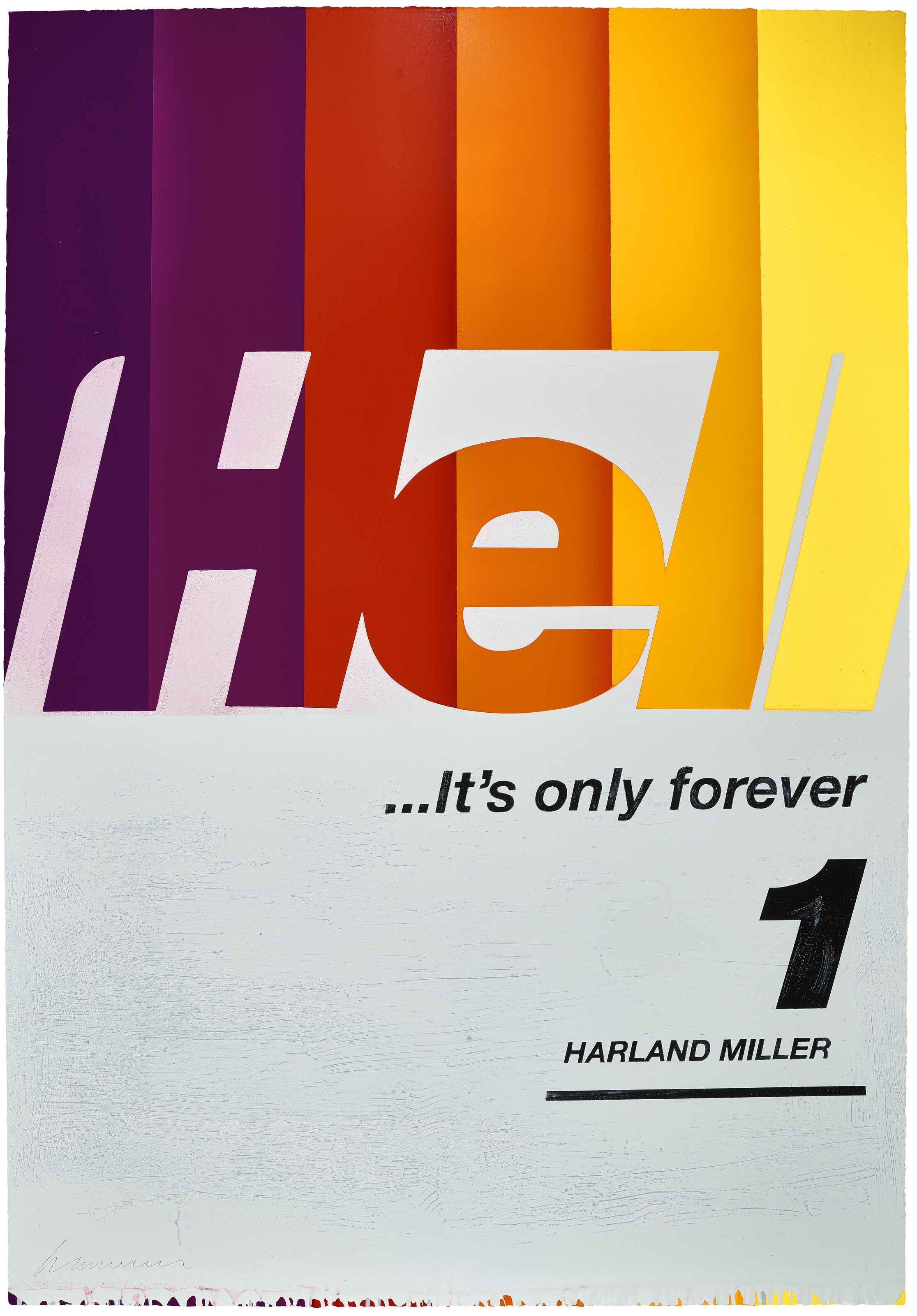 Harland Miller | Hell...It's Only Forever 1 (2020) | MutualArt