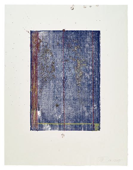 Pat Steir | Drawing Wood for the Drawing Center (2010) | MutualArt