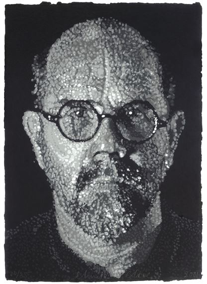 Chuck Close | Self-Portrait/Pulp (2001) | MutualArt