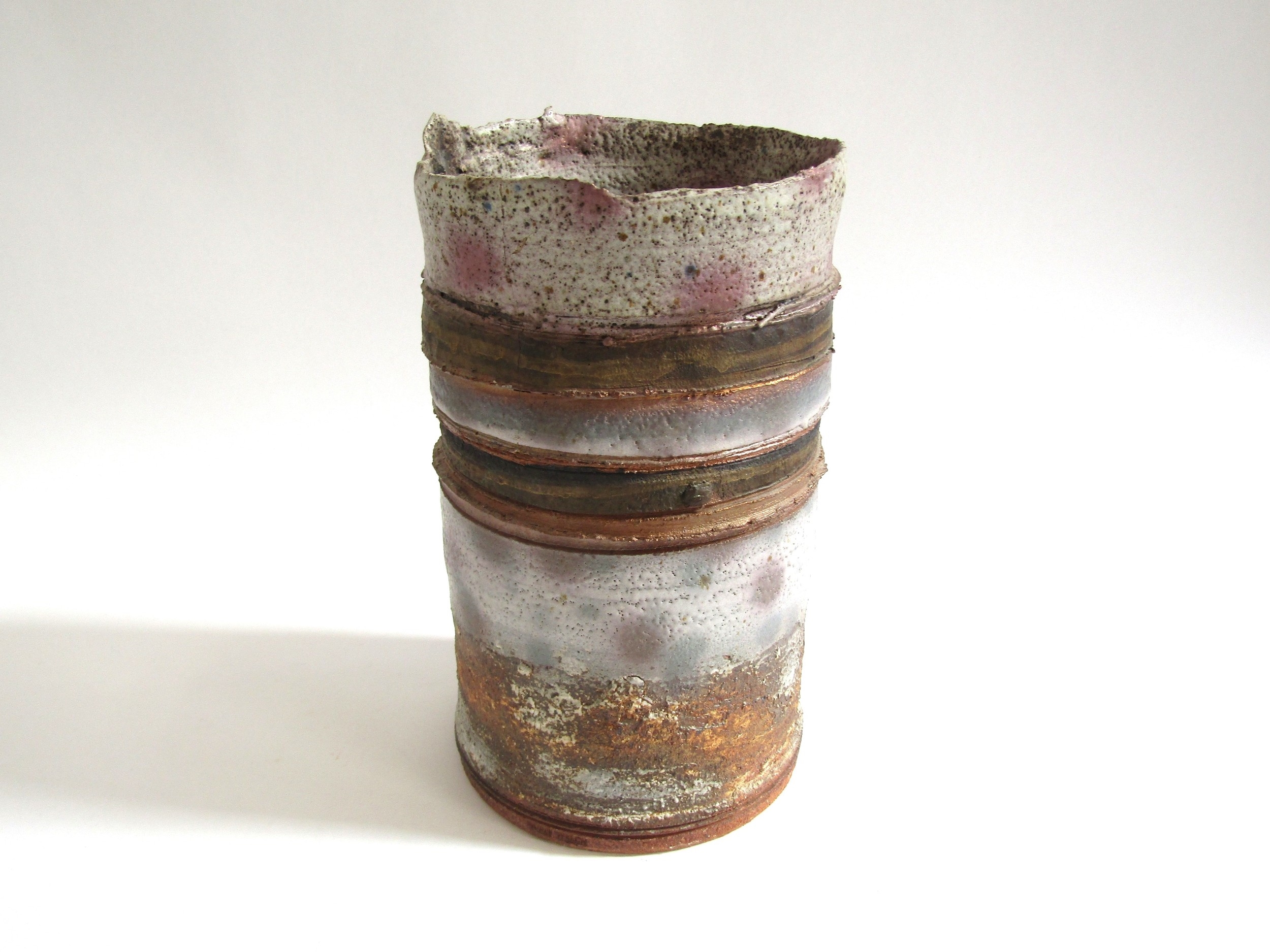 Robin Welch | A studio pottery cylindrical vase | MutualArt