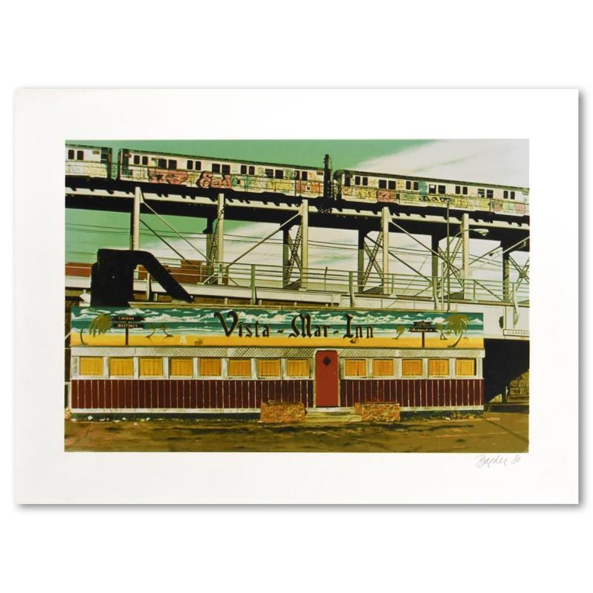 John Baeder | Market Diner from the City Scapes Portfolio (1981 ...