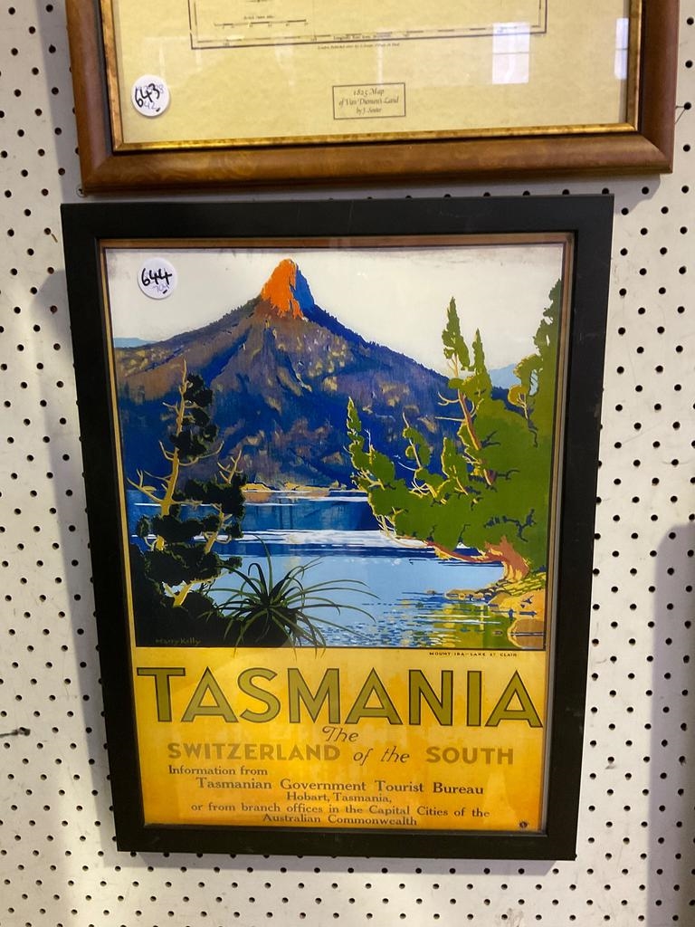 Harry Kelly | TASMANIAN TOURIST PRINT - HARRY KELLY | MutualArt
