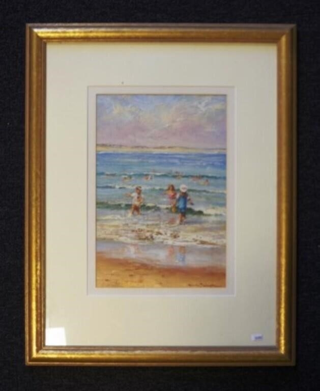 Joseph Knight | Beach Scene | MutualArt