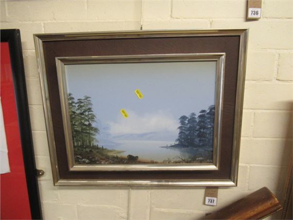 John Pope | OIL LANDSCAPE SIGNED JOHN POPE | MutualArt