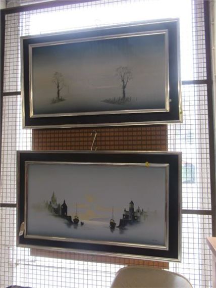 John Pope | PAIR OF LANDSCAPES BY JOHN POPE | MutualArt