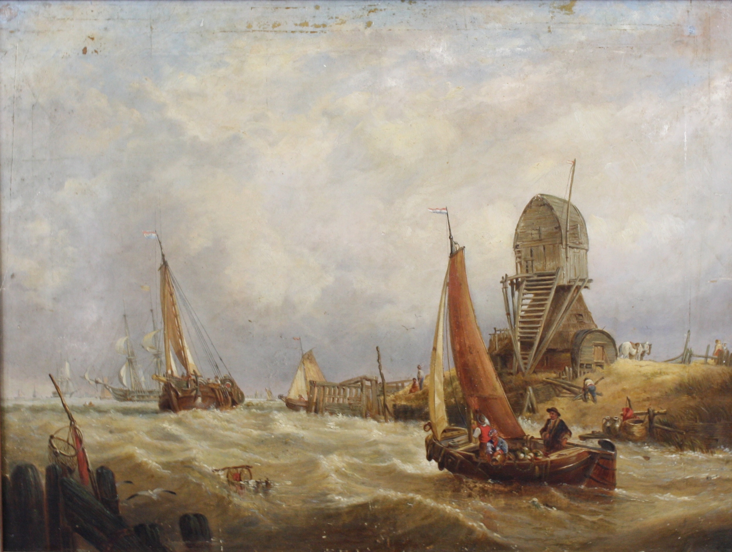 Clarkson Frederick Stanfield | Oude Scheld-Texel Island | MutualArt
