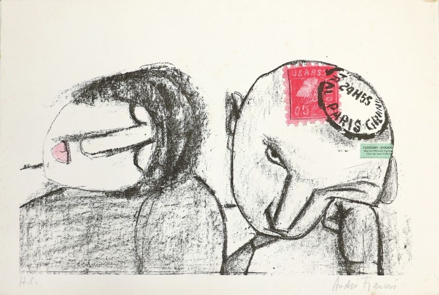 André François | The battle of Trafalgar (illus. for The Art of Mickey ...